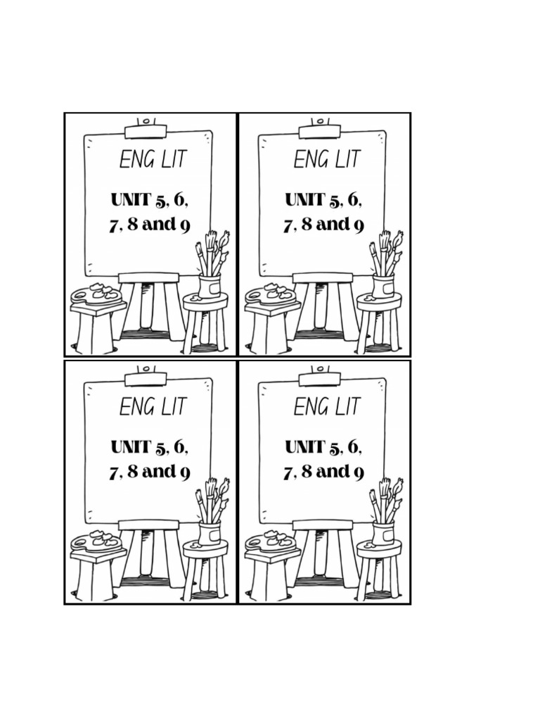7th Eng A Title Page | PDF