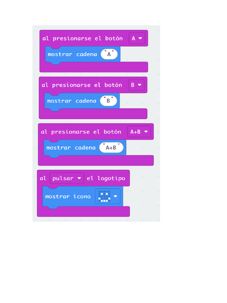 Soluciones Práctica 2 MakeCode Microbit | PDF