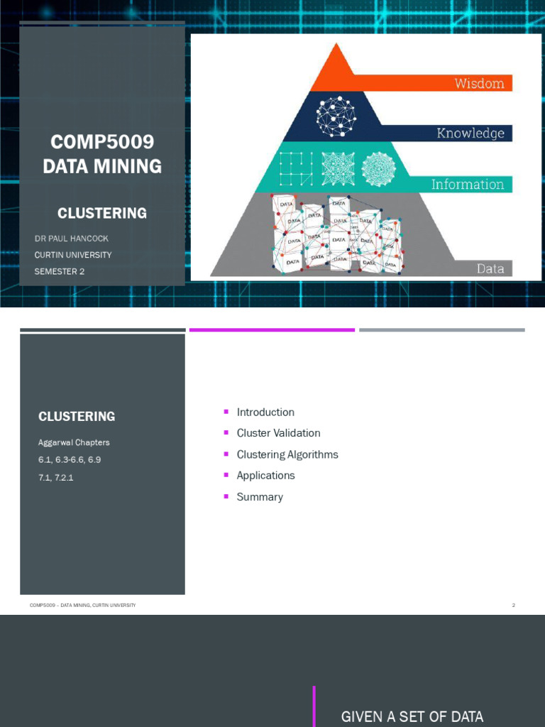 Clustering | PDF | Cluster Analysis | Computing Clustering | PDF | Cluster Analysis | Computing