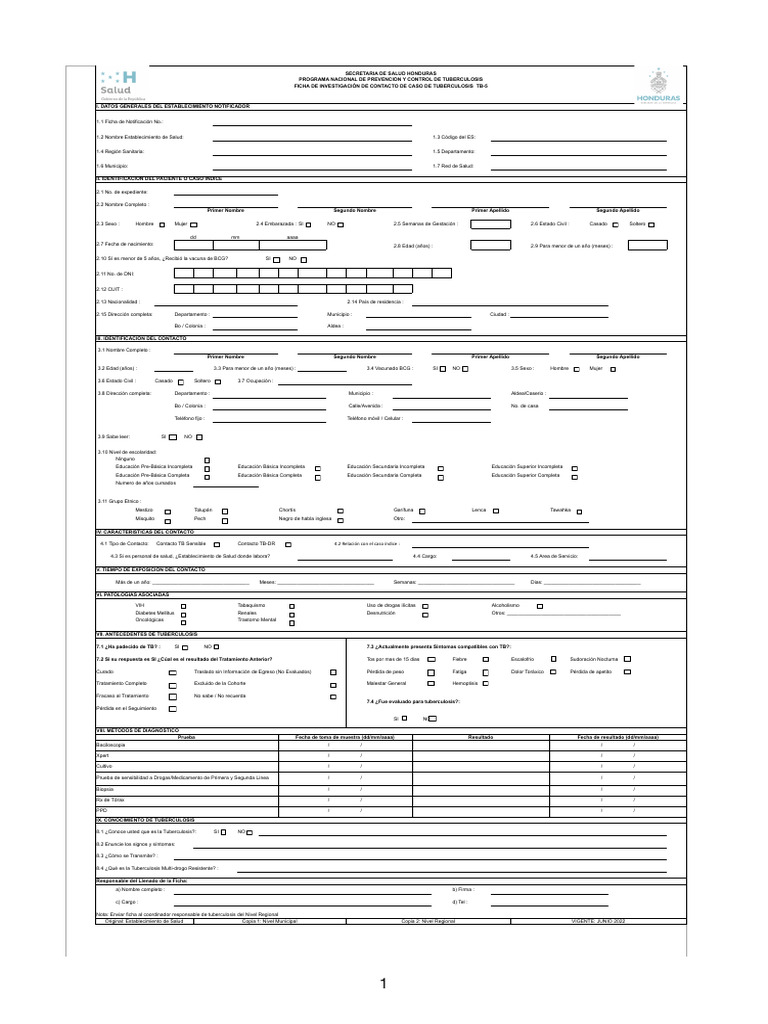 Ficha 5 | PDF | Tuberculosis | Ciencias de la Salud
