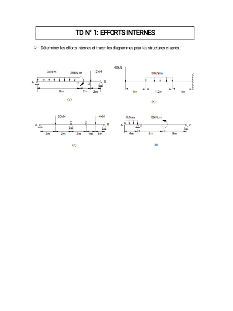 TD N° 1 - Copie - Copie (2) - Copie - Copie | PDF