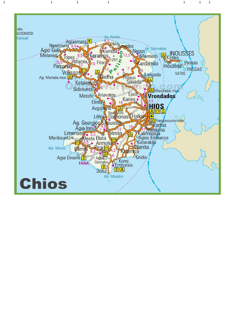 Chios Road Map | PDF