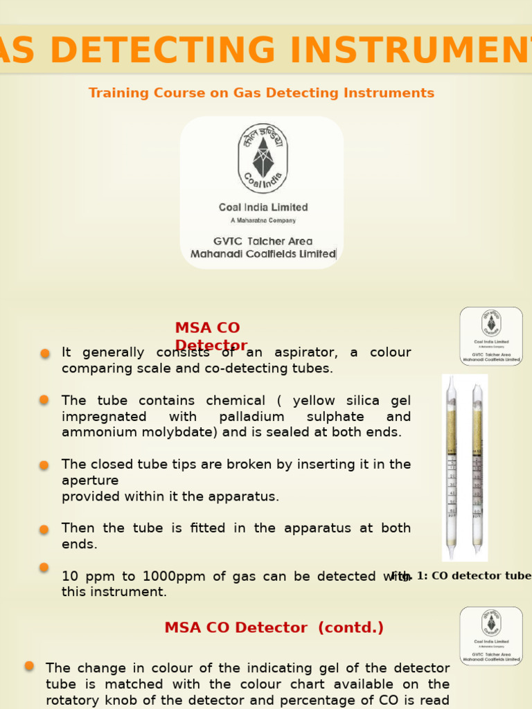 Unit 2 (2nd) Gas Measuring Instruments | PDF | Materials | Chemical ...