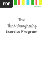 Handwriting Warm-Up Exercises Guide | PDF | Finger | Hand