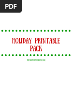 Christmas Action Cards for Kids | PDF