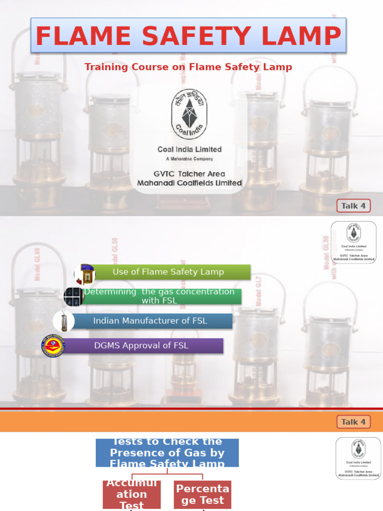 Flame Safety Lamp Training Course | PDF | Gasoline | Color
