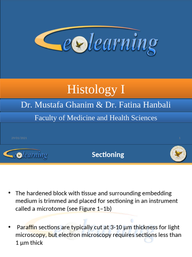 Tissue Preparation Steps - Sectioning To Staining | PDF | Staining ...