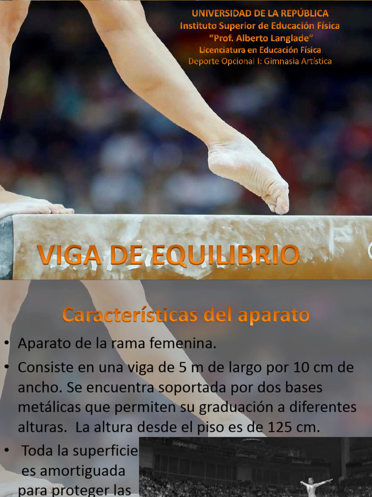 Gimnasia en la Viga de Equilibrio | PDF