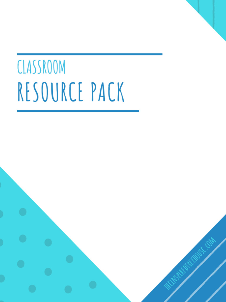 Printable Classroom Resource Pack | PDF | Classroom | Attention