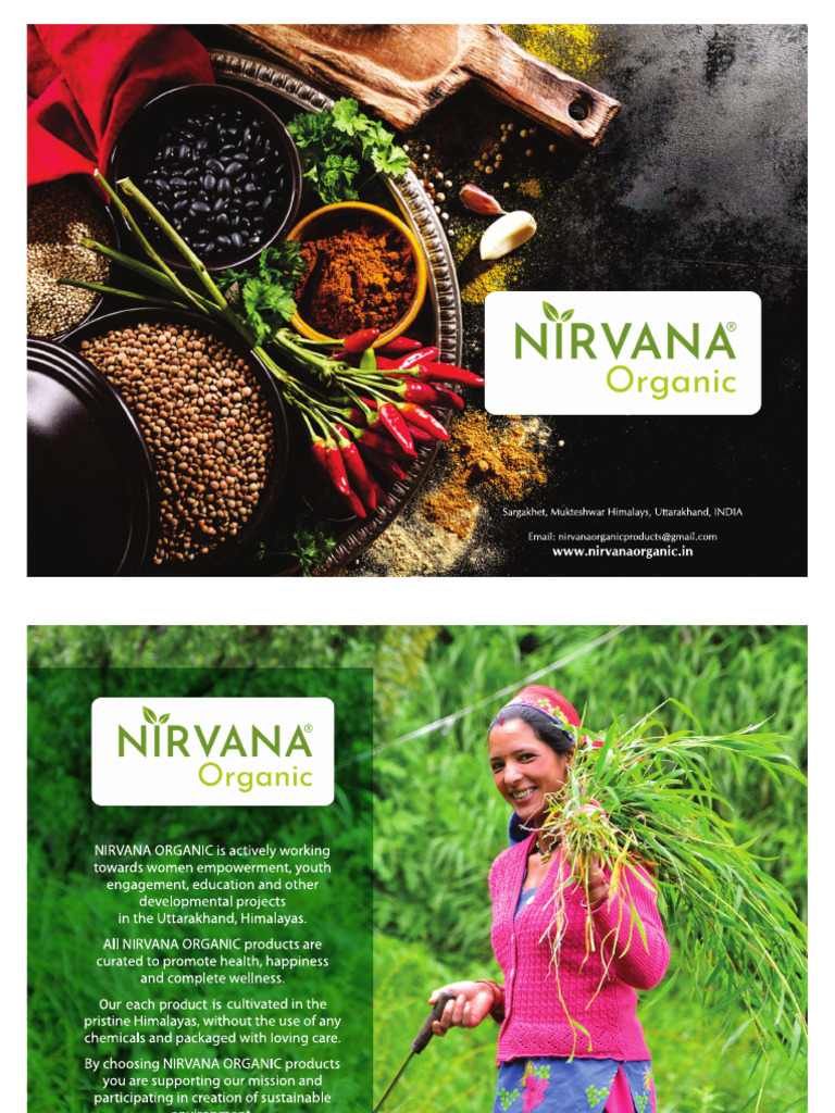 Nirvana Organic Brochure Updated | PDF
