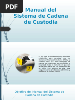 Manual de Cadena de Custodia | PDF