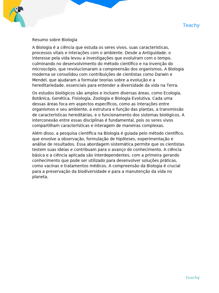 Resumo de Texto - 16 - 02 - 2025 | PDF