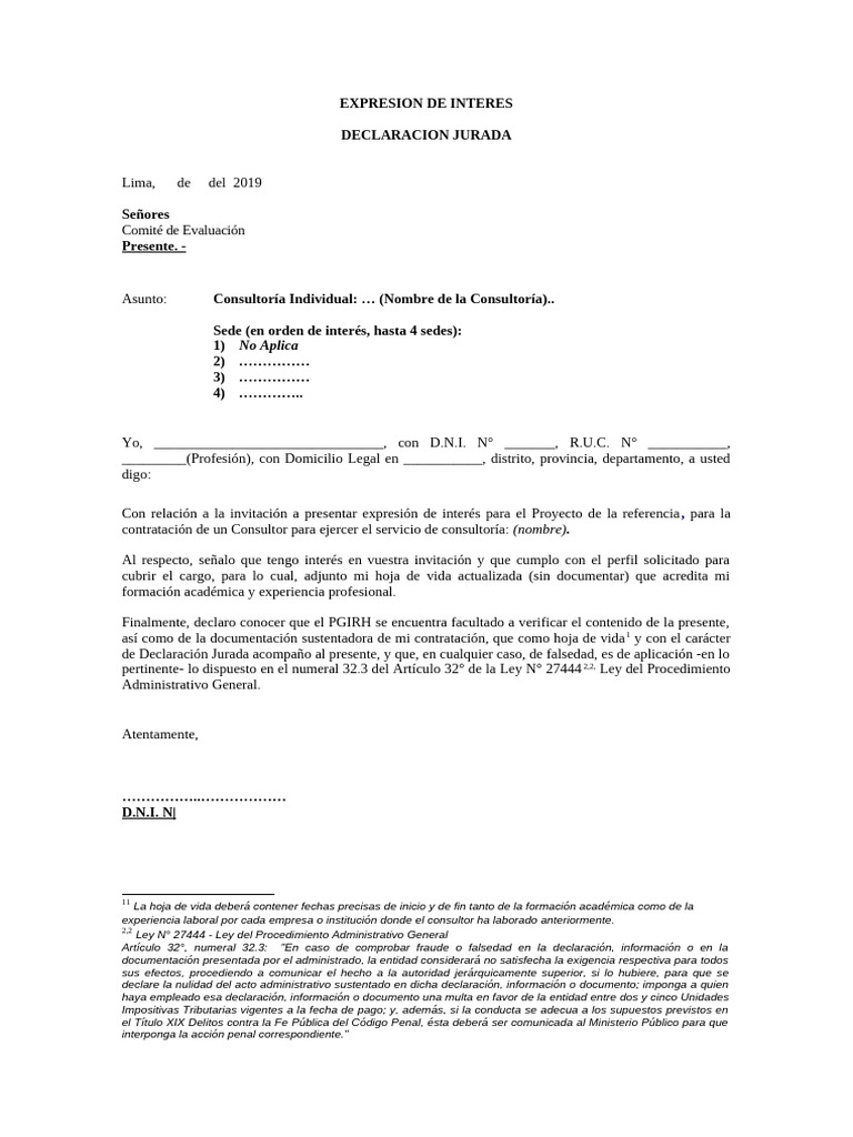 Expresión de Interés Consultoría | PDF | Justicia | Crimen y violencia