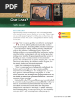 Is Our Gain Also Our Loss - PDF | PDF | Adjective | Adverb