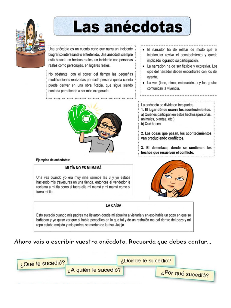 4. Ficha Anécdota | PDF