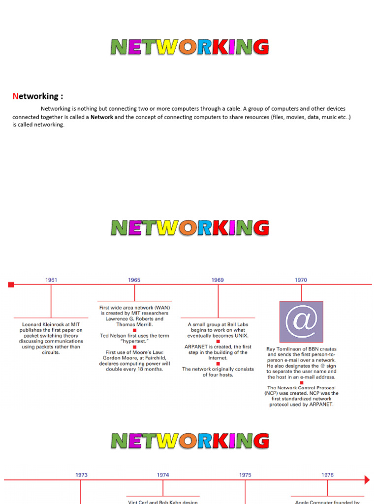Basic Facts about Networking | PDF