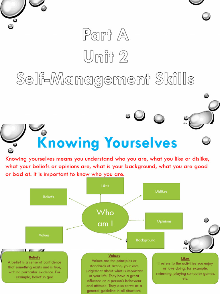 Self-Management Skills Guide | PDF | Goal | Motivation