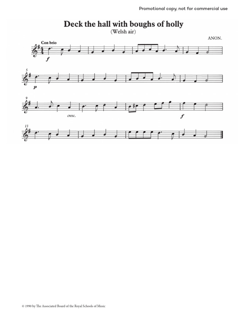 Deck The Halls | PDF