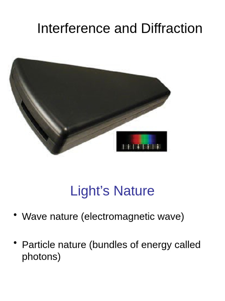 Light Interference and Diffraction | PDF