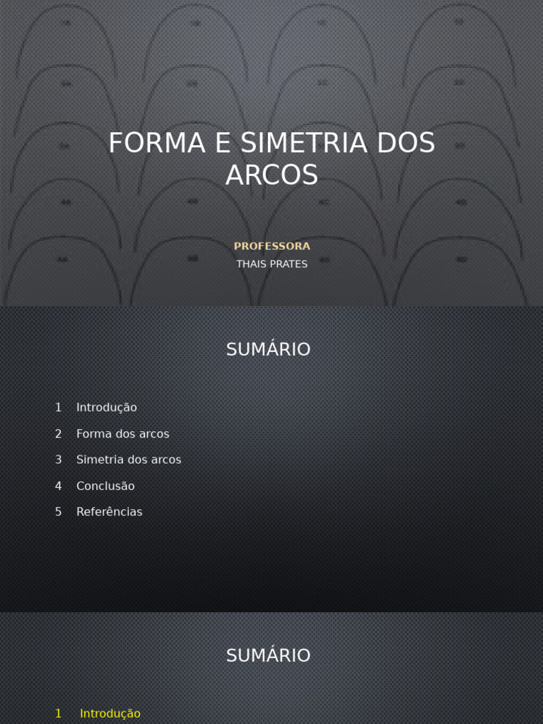 Forma e Simetria dos Arcos Dentários | PDF | Dente humano | Crânio
