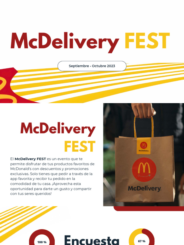 McDelivery FEST: Ofertas y Sorpresas | PDF | Mc Donald's