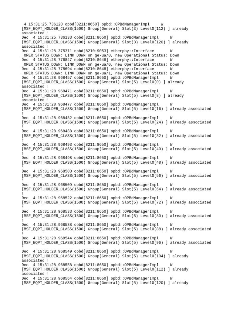 Qsfpdd Rcp Logs | PDF | Wavelength Division Multiplexing | Computer Science