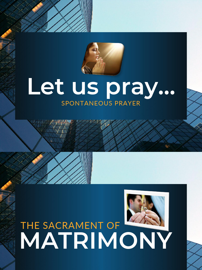 Cle 8 Third QTR Lesson 2 Matrimony Morals and Worship | PDF | Marriage ...