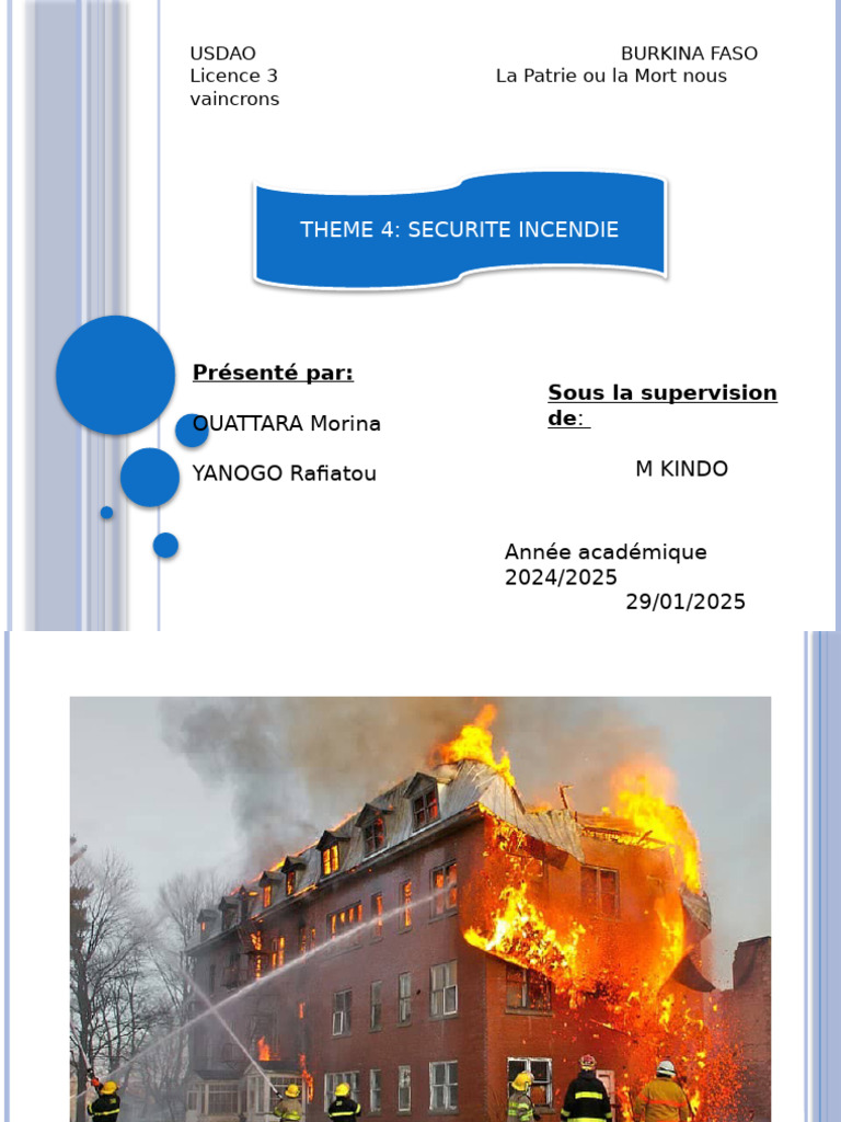 Securité Incendie | PDF | Sécurité | Feu