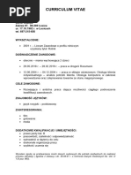 CV Ania | PDF