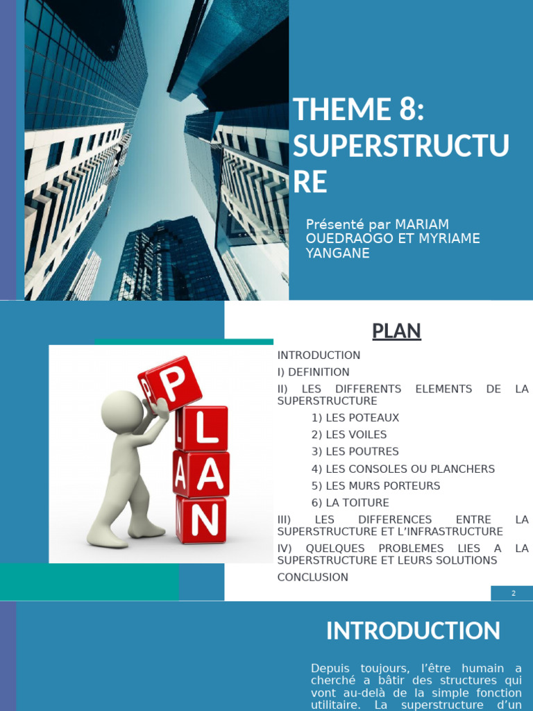 Comprendre la Superstructure Bâtie | PDF | Poutre (Structure) | Béton armé