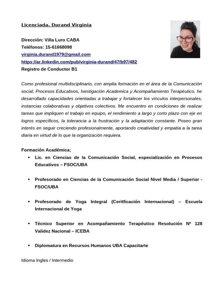 cv2-1 | PDF | Maestros | Escuelas