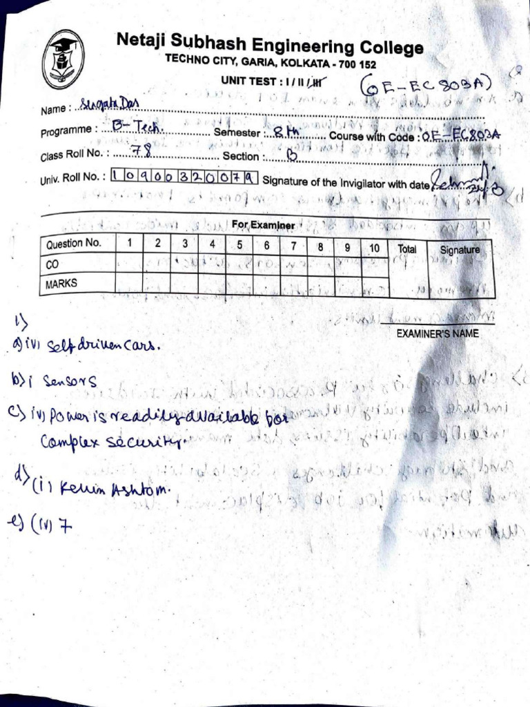Sugata Das - CA3 - IOT | PDF