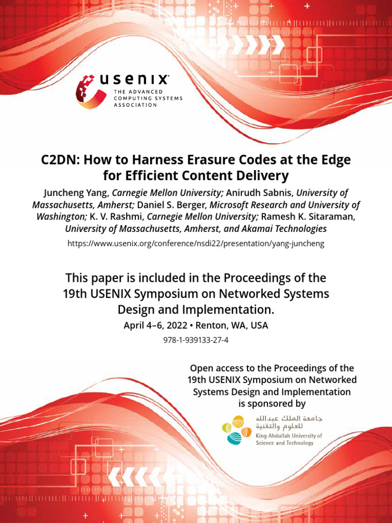 nsdi22-paper-yang_juncheng | PDF | Cache (Computing) | Computing