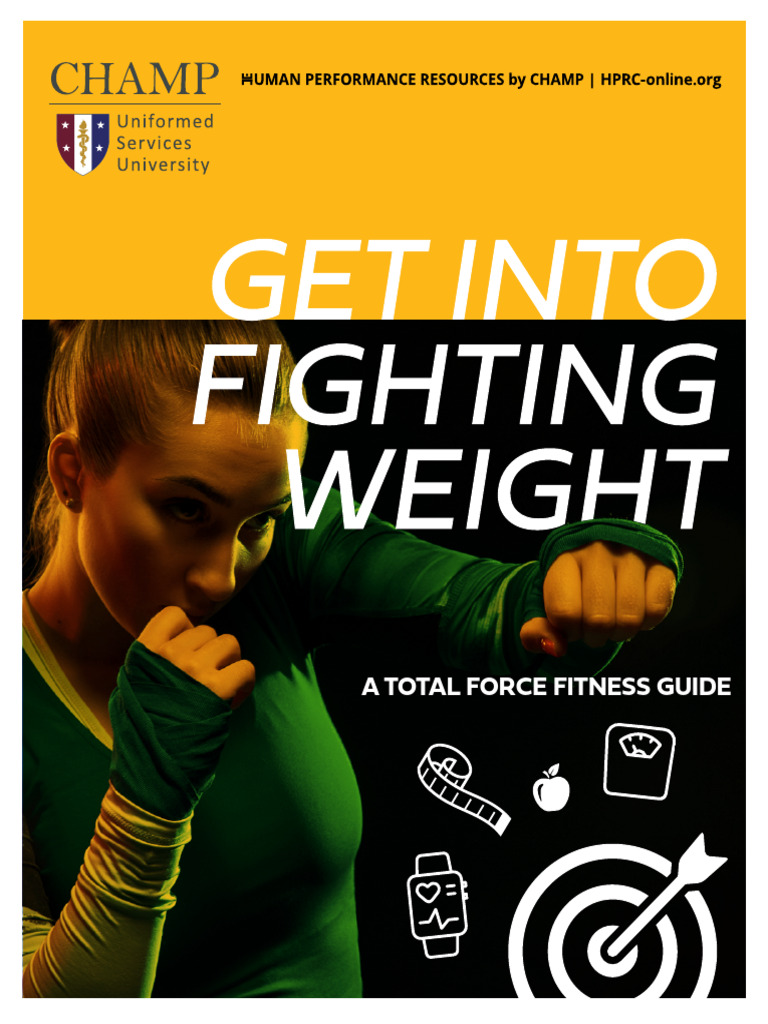 HPRC Get Into Fighting Weight 121622 508 | PDF | Dieting | Foods