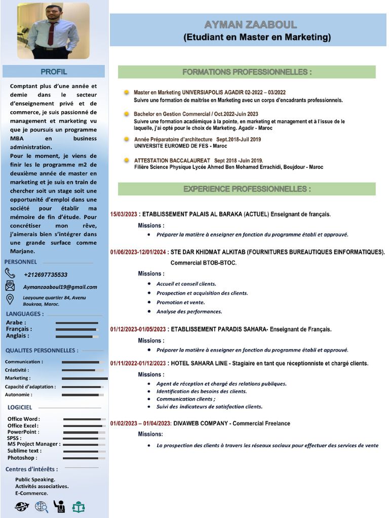 Aymen Curriculum | PDF