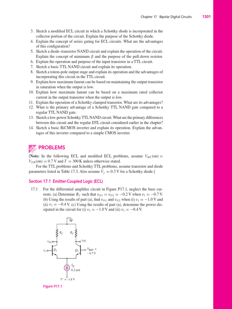 Bipolar Digital Circuits Overview | PDF | Bipolar Junction Transistor ...
