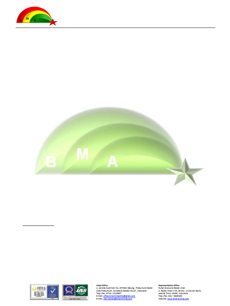 Surat Lowongan Kerja Rig BMA#08 BSP | PDF