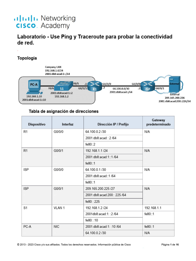 1332 Lab Use Ping and Traceroute To Test Network Connectivity 2 17 ...