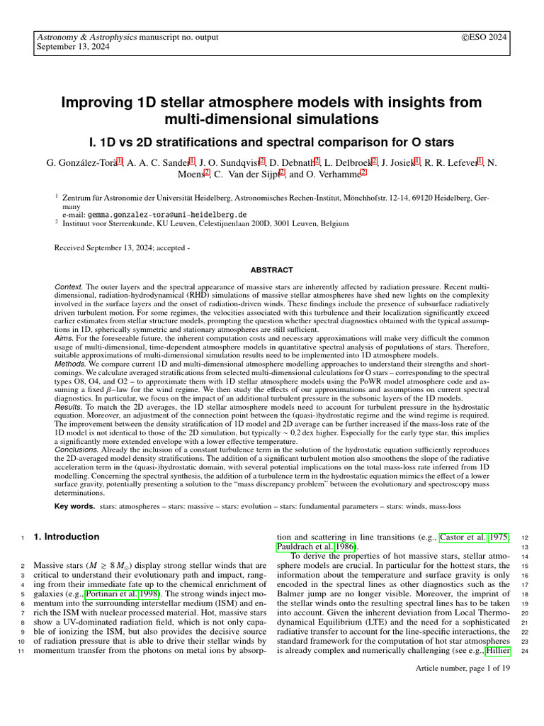 Improving 1D Stellar Atmosphere Models With Insights From Multi ...