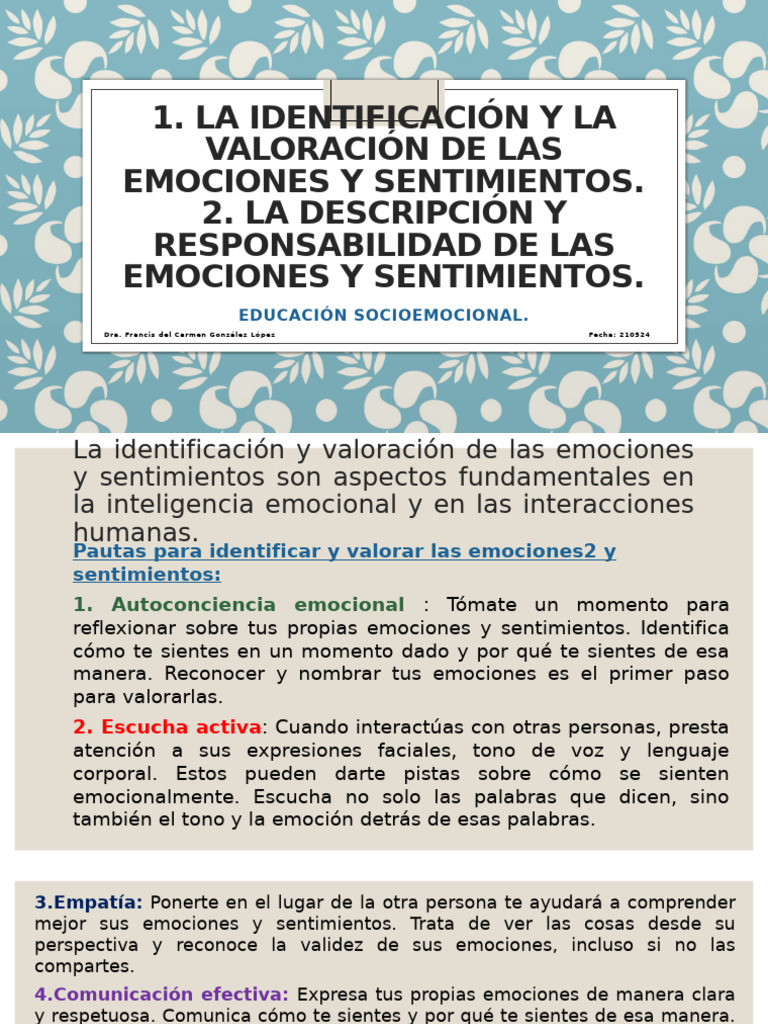 CLASE210524 | PDF | Las emociones | Empatía