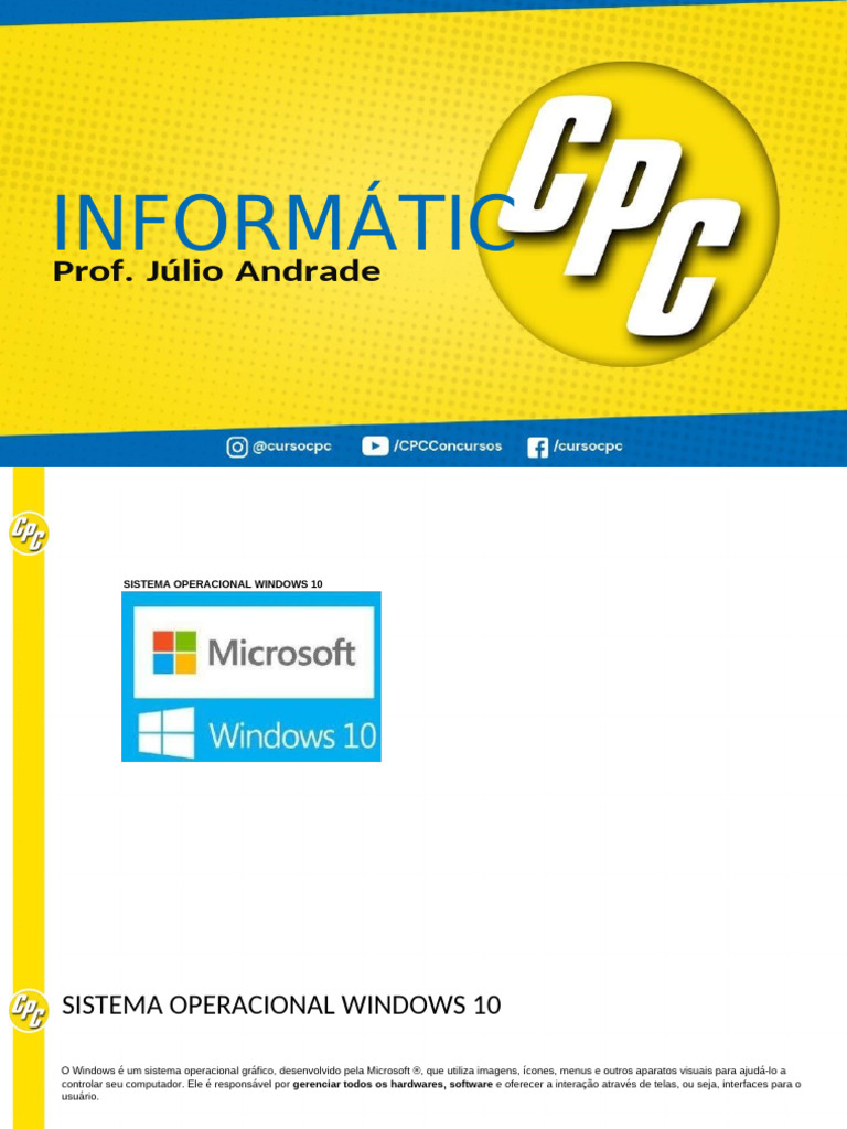 Recursos do Windows 10: Guia Completo | PDF | Windows 10 | Sistema ...
