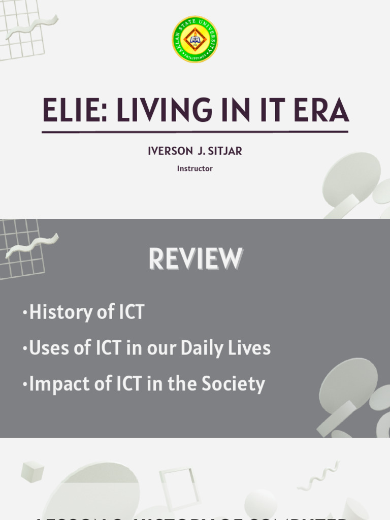 Elie Lesson 2 | PDF | Educational Technology | Computing