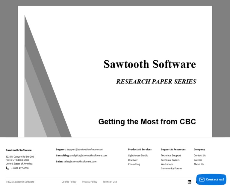 Getting the Most from CBC Guide | PDF