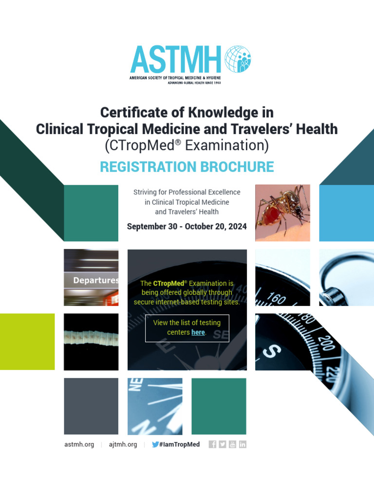CTropMed Exam Reg Brochure 2024 Final | PDF | Medicine | Doctor Of Medicine