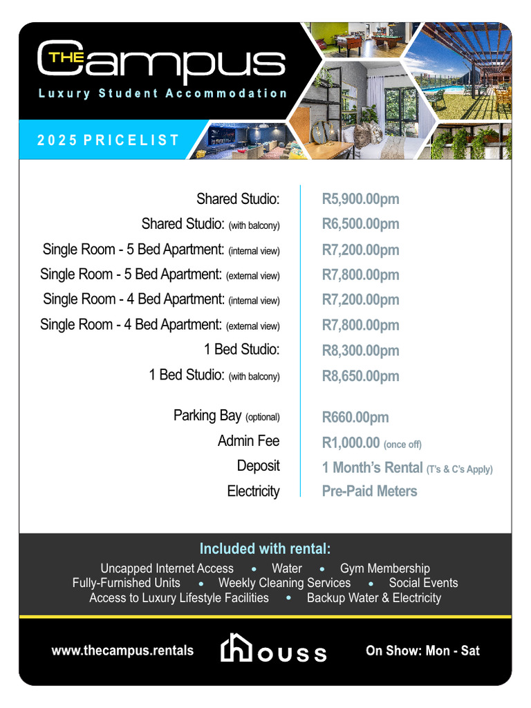 THE CAMPUS 2085 Price List DIGITAL 191124 | PDF