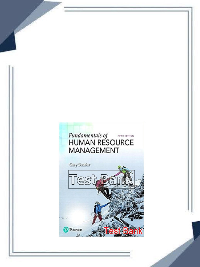 Full Download Fundamentals of Human Resource Management 5th Edition ...