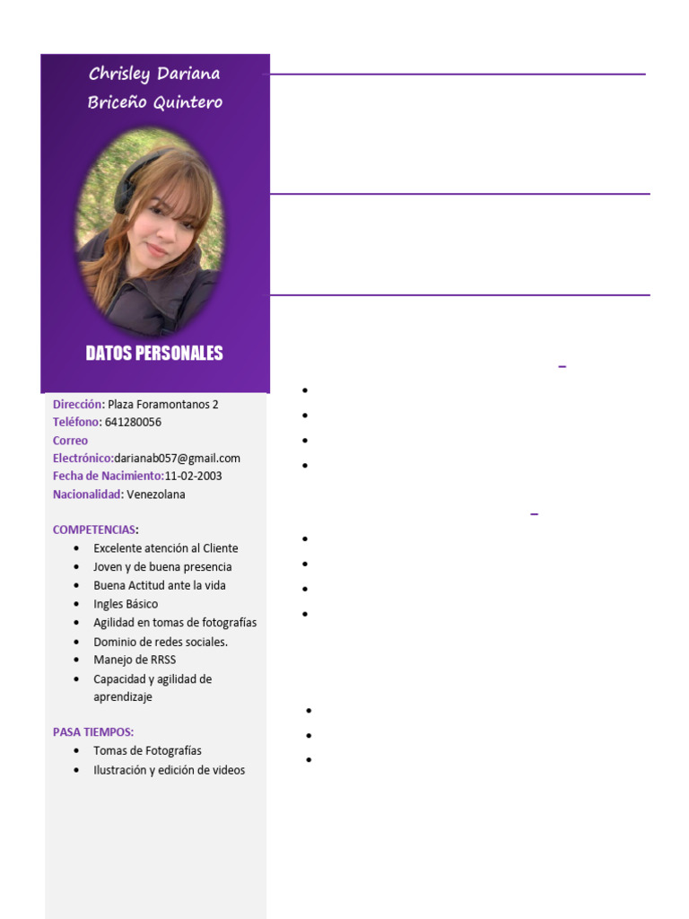 Curriculum Chris 21 Marzo 2024 Corregido. | PDF | Aprendizaje