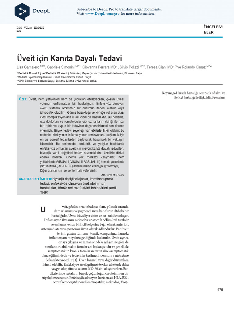 Uveit TR | PDF