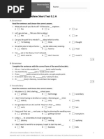 Life Vision Intermediate Unit 1 Test | PDF