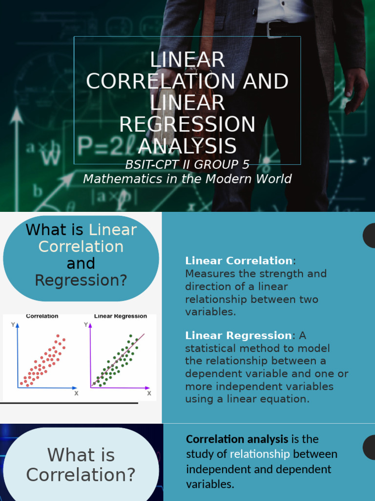 GROUP5 BSIT CPT - Linear Correlation and Linear Regression Analysis | PDF | Regression Analysis ...